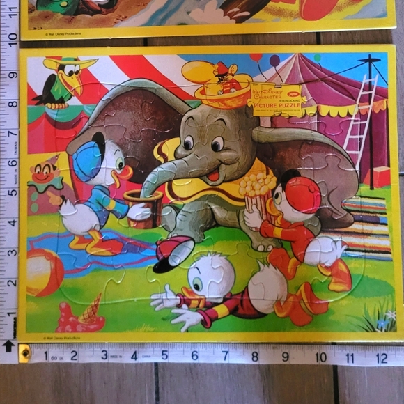 Toys | Jaymar Walt Disney Puzzles Donald Duck Huey Luey Scrooge Dumbo ...